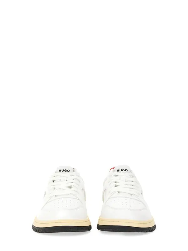 Hugo Leather Sneakers - White