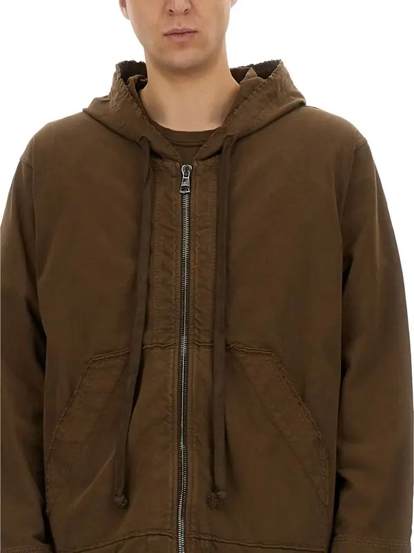 UMA WANG Cotton Zipper Hoodie