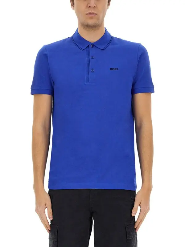 BOSS Polo 'paule 4 - Blue