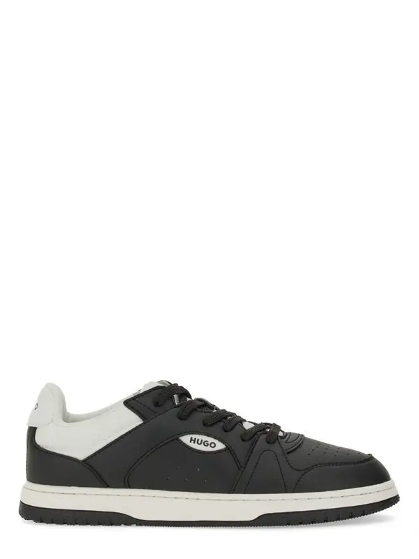 Hugo Leather Sneakers - Black