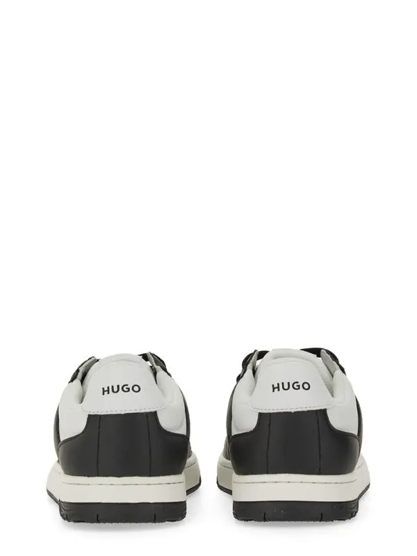 Hugo Leather Sneakers - Black