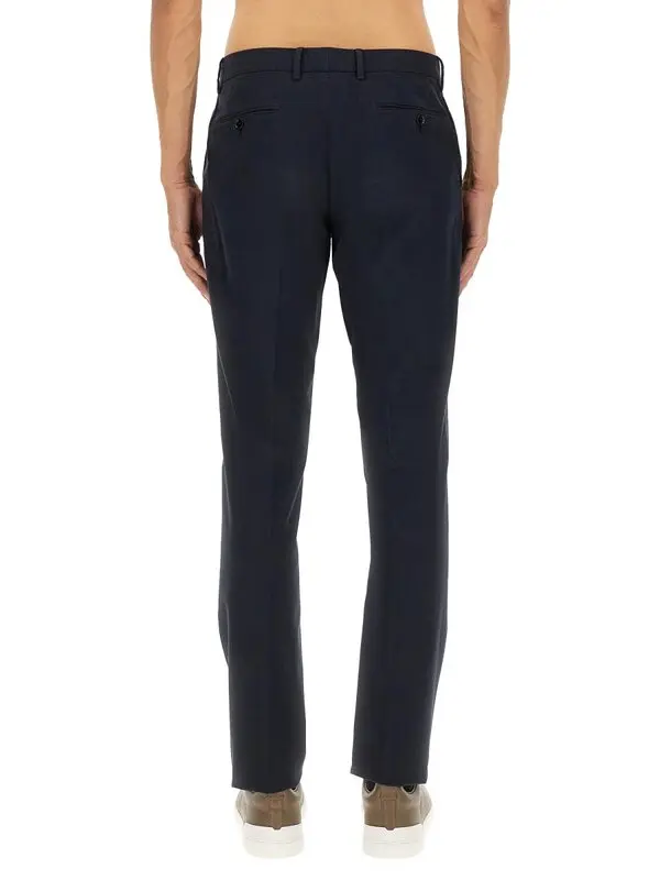 Zegna Premium Cotton Pants - Blue
