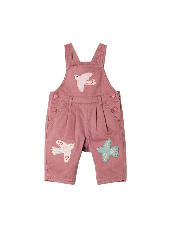 Stella McCartney Dungarees With Bird Appliqu