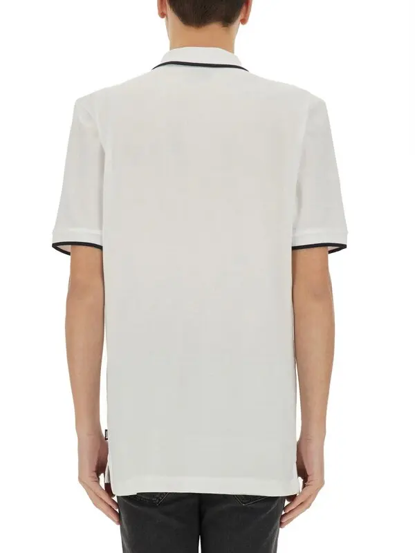 BOSS Cotton Polo - White