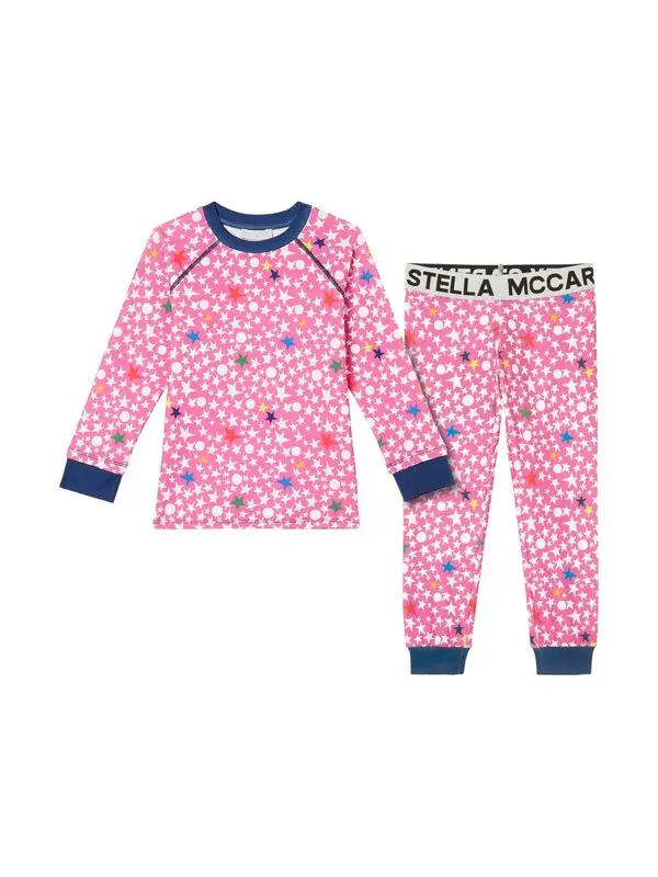 Stella McCartney T-shirt And Pants Set - Fuchsia