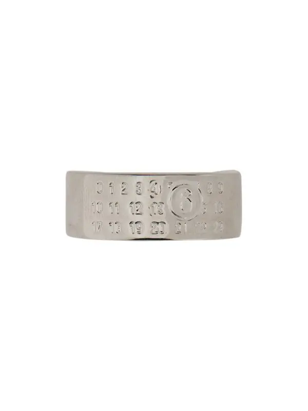 MAISON MARGIELA Minimal Numeric Band Ring - Silver
