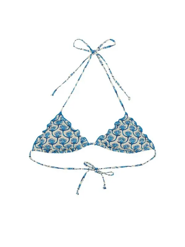 MC2 SAINT BARTH Sagittarius Bikini Top - Azure