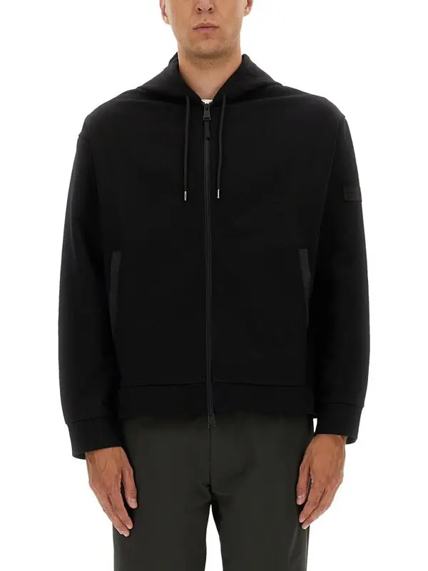 Premiata Zip-up Cotton Sweatshirt