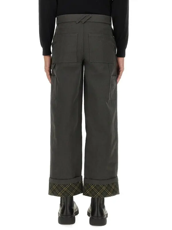 Burberry Regular Fit Carpenter Pants - Charcoal