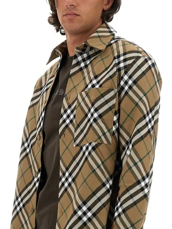 Burberry Check Pattern Shirt