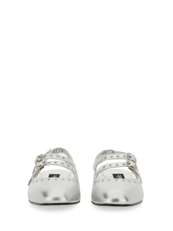 CAREL Mary Jane Slingback - Silver