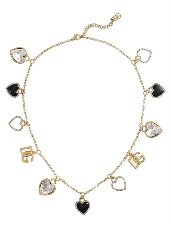 Dolce & Gabbana Italian Tailoring Heart Charm Necklace - Gold