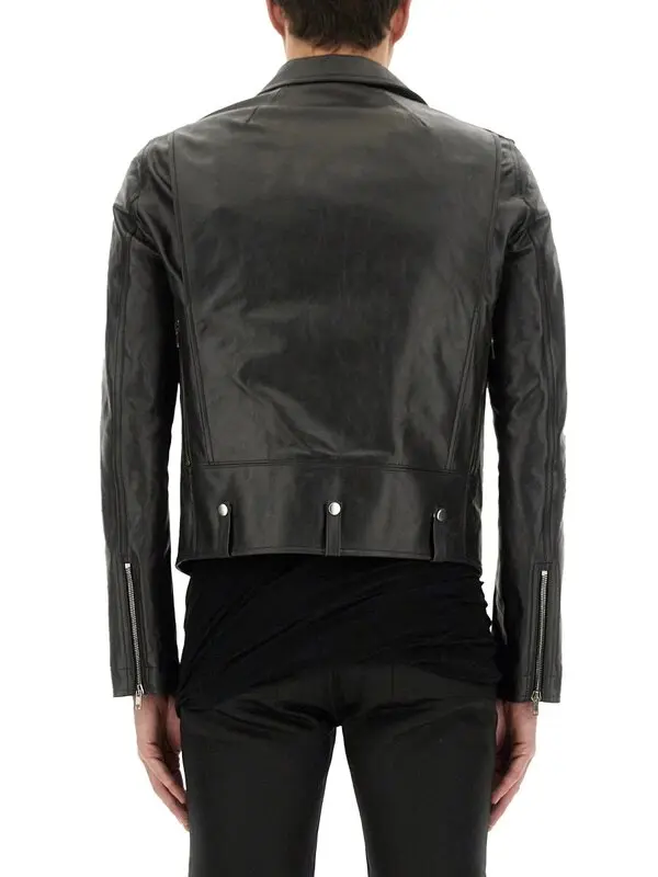 Rick Owens Leather Bauhaus Jacket