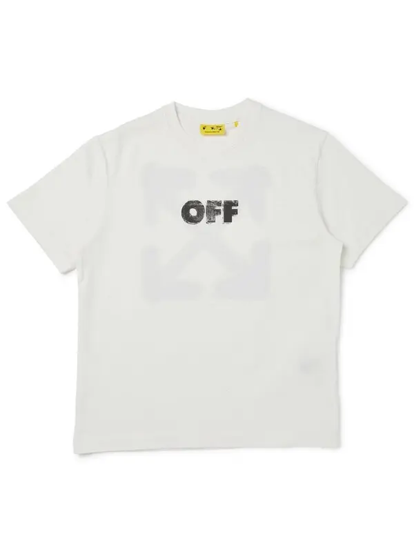 Off White Graffiti Logo T-shirt - White