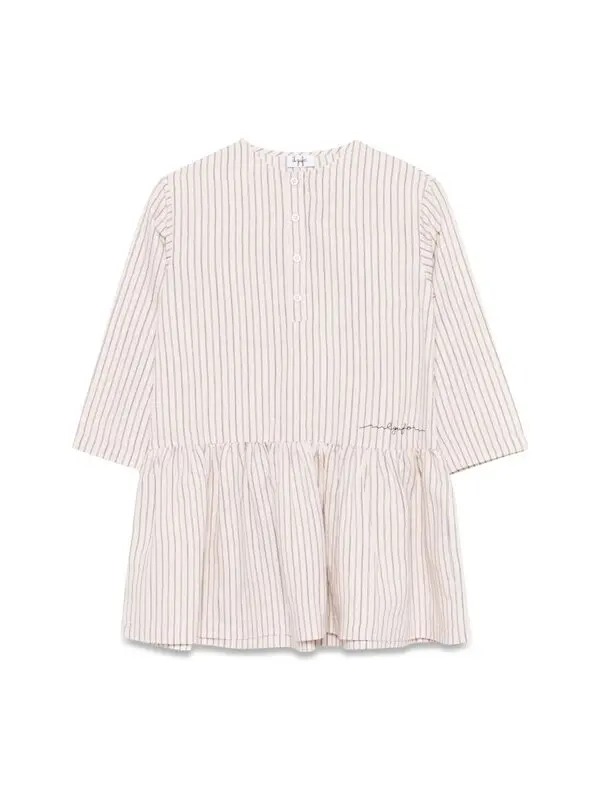 IL GUFO Long Sleeve Dress - Multicolour