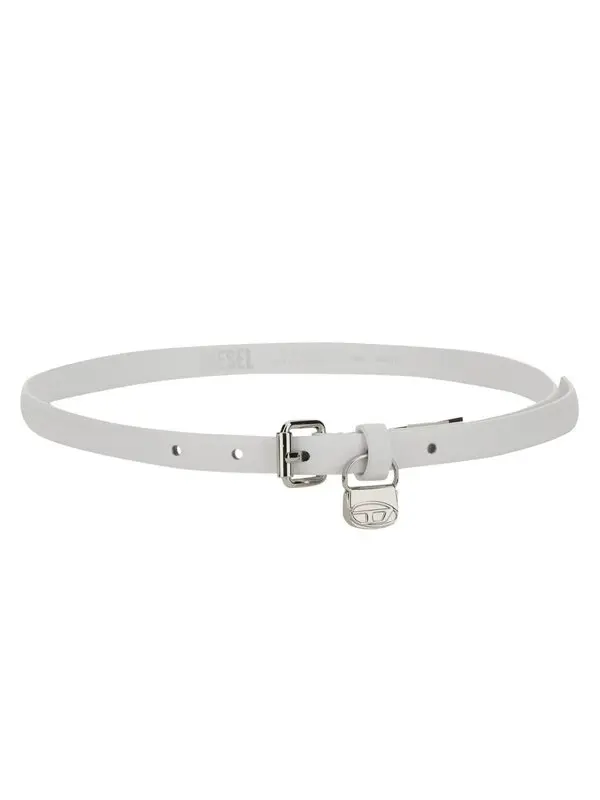 DIESEL® B-charm Hip Belt - White