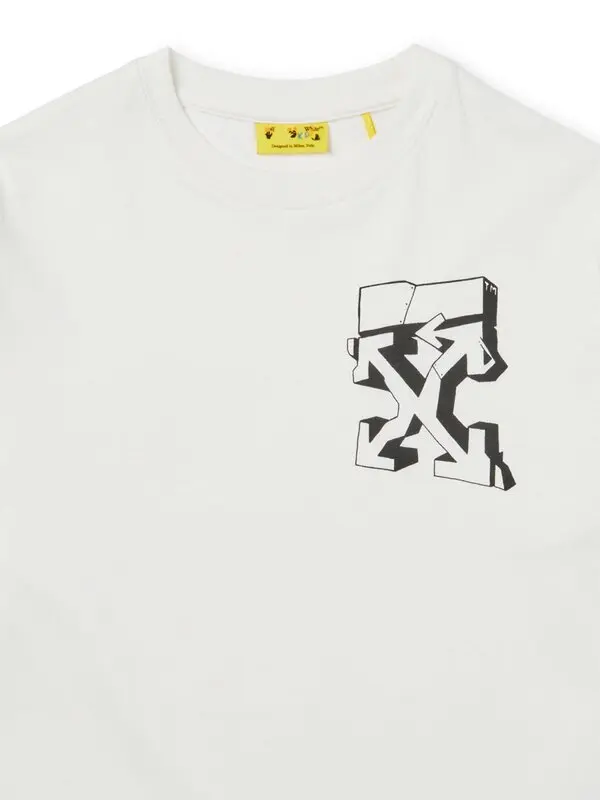 Off White Graffiti Logo T-shirt