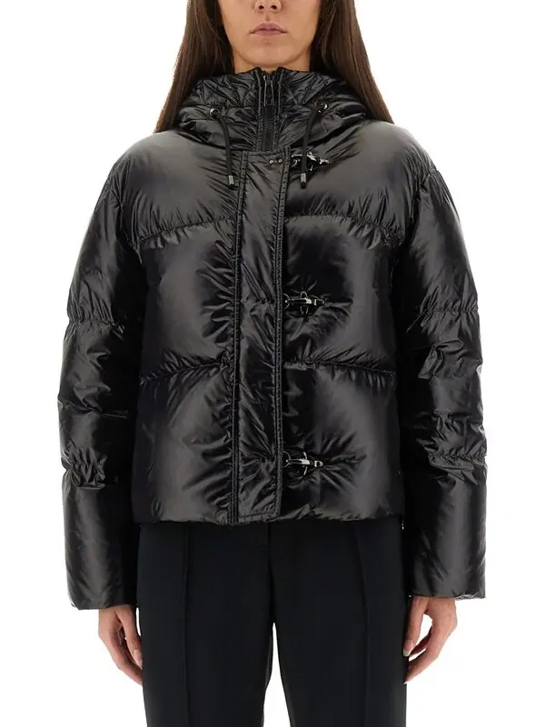 FAY Quilted Jacket With Hooks