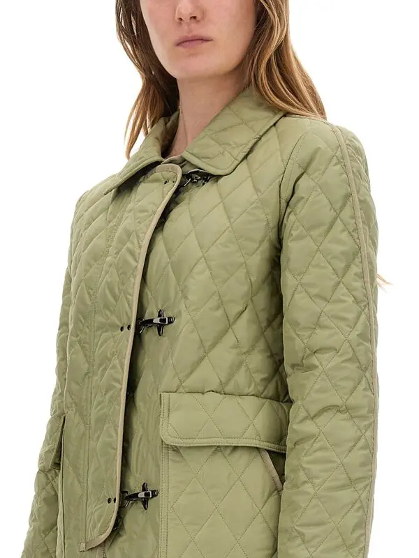 FAY 3 Hook Nylon Quilted Jacket