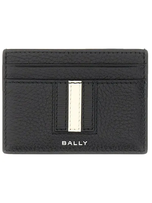 Bally Card Holder 'ribbon - Black