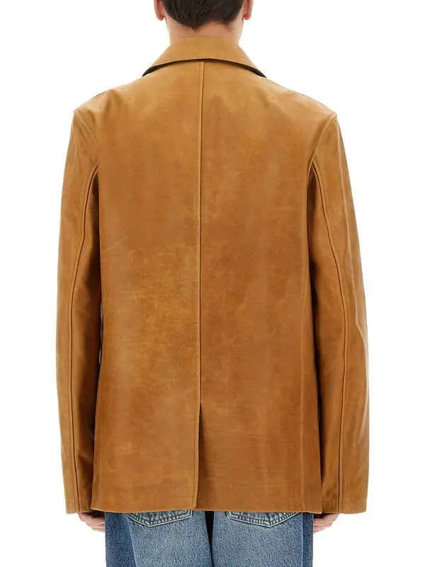 Our Legacy Leather Opening Blazer