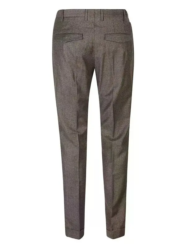 PT TORINO Pleated Trousers - Brown