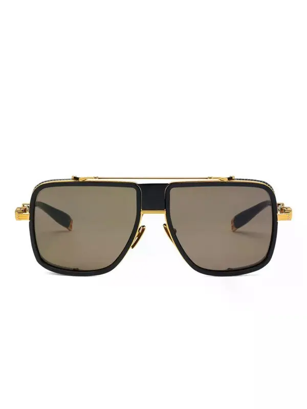 Balmain Square Frame Sunglasses - Black