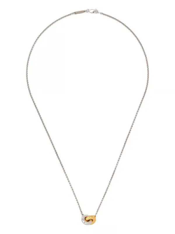 Tom Wood Sphere Double-pendant Necklace - Silver