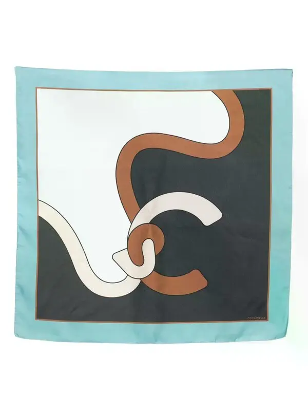 COCCINELLE Silk Scarf - Black