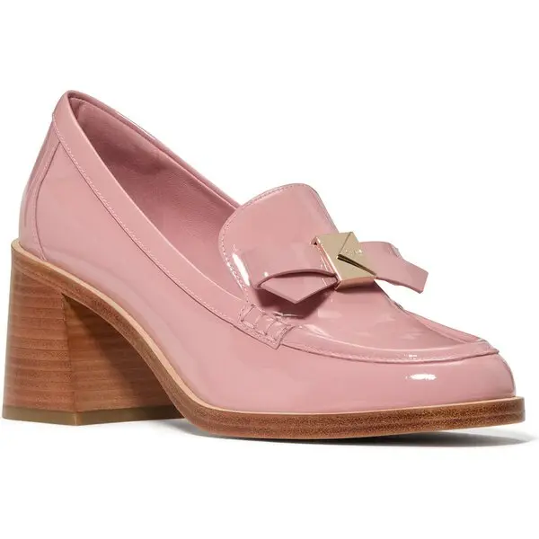 Kate Spade New York Deco Bow Loafer Pumps - Barre Pink