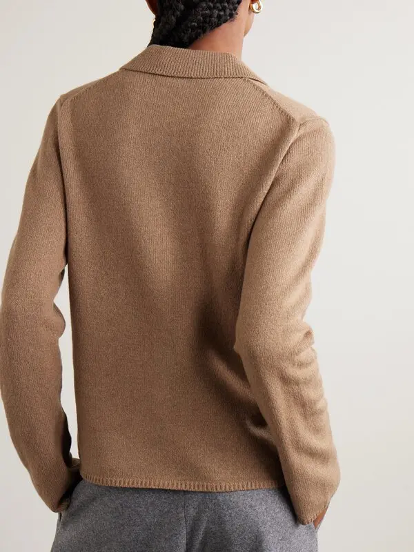 Theory Cashmere And Wool-blend Cardigan - Neutrals