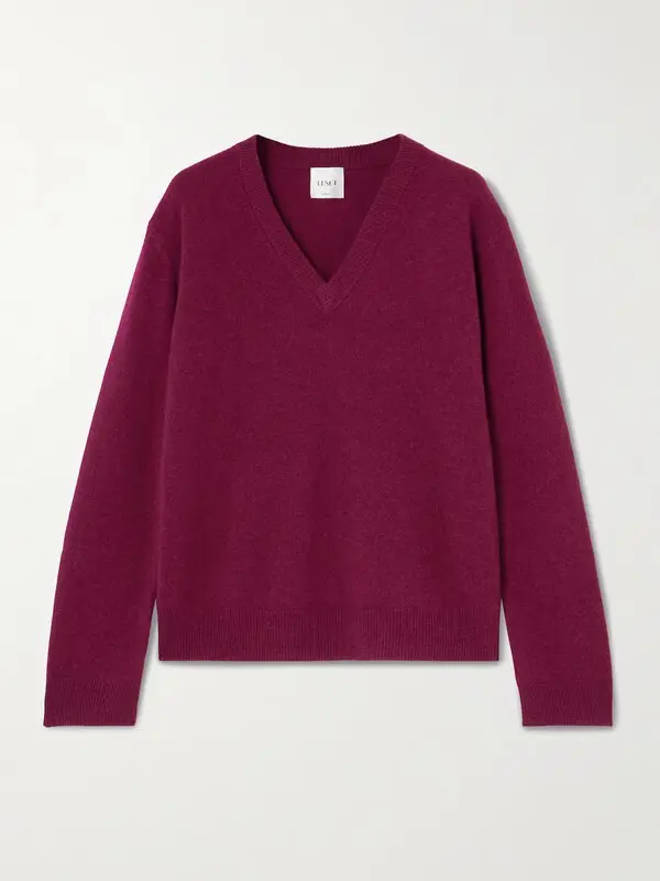 LESET Jesse Wool Sweater - Burgundy