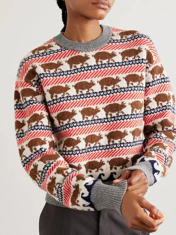 JW Anderson Intarsia Wool Sweater