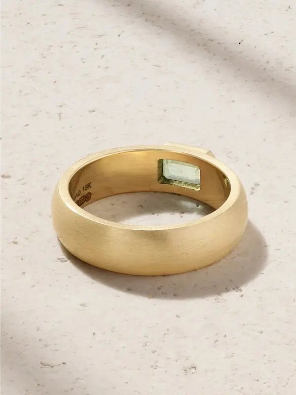 Irene Neuwirth Gem Drop 18-karat Emerald Ring