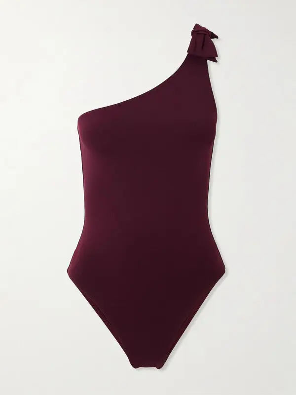 ERES Prodige One-shoulder Swimsuit - Burgundy