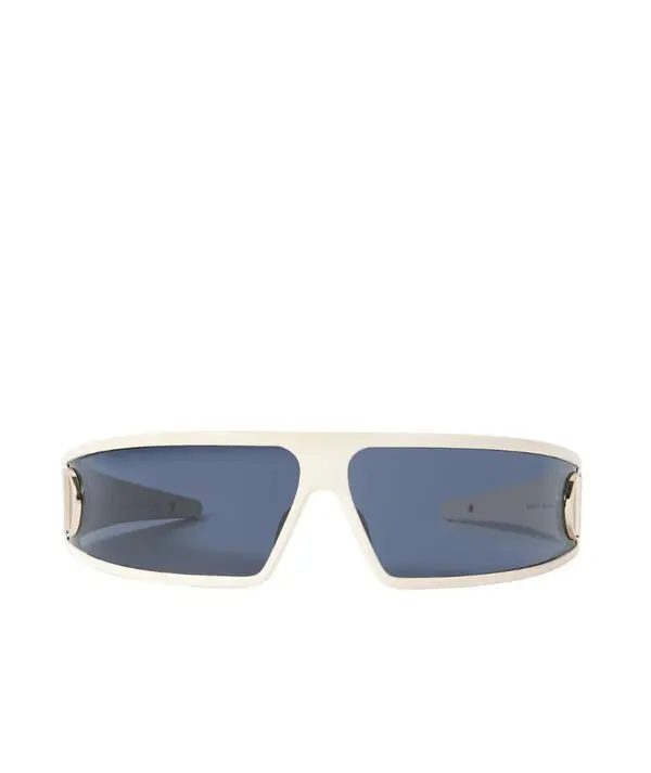 Dior Verydior M1u Wrap-around Sunglasses - White