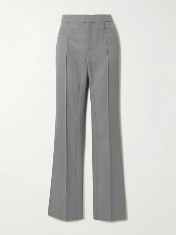 Chloé Wool Flared Slim-fit Trousers