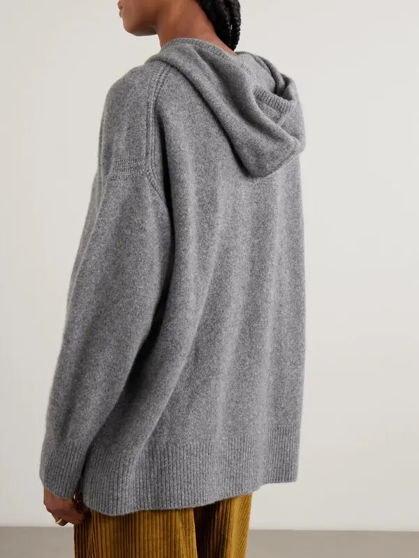 Arch4 Isolde Oversized Cashmere Zip-up Cardigan