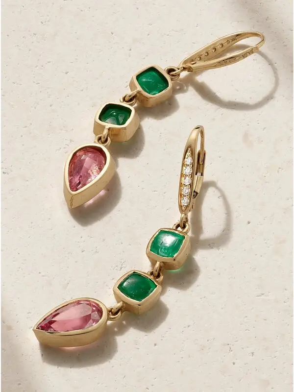 Jia Jia Multi-stone Drop Earrings