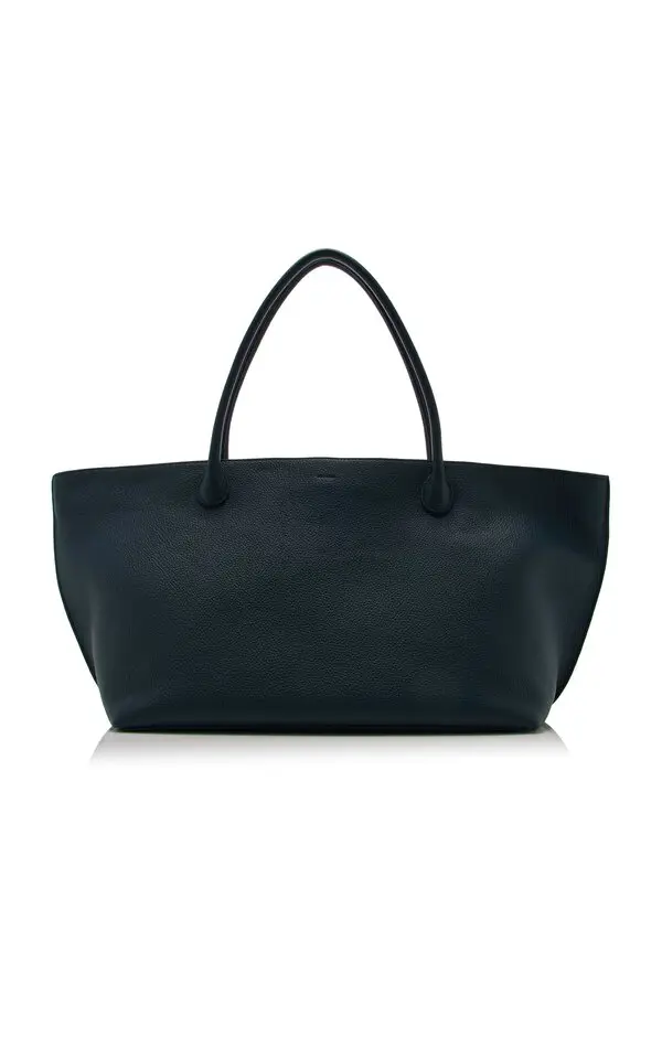 LIÉ STUDIO Eva Leather Weekend Tote - Blue