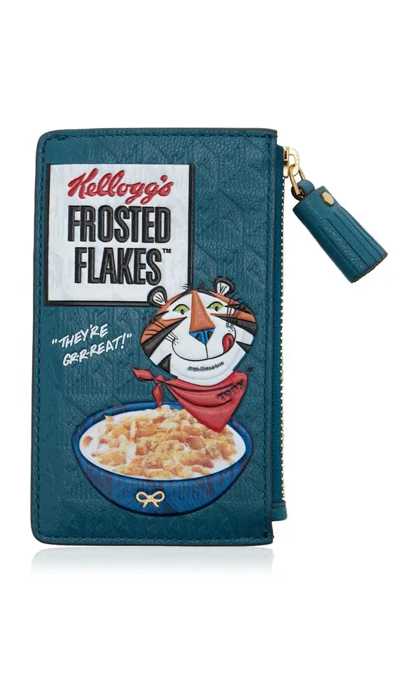 ANYA HINDMARCH Frosted Flakes Leather Zipped Card Case - Multi