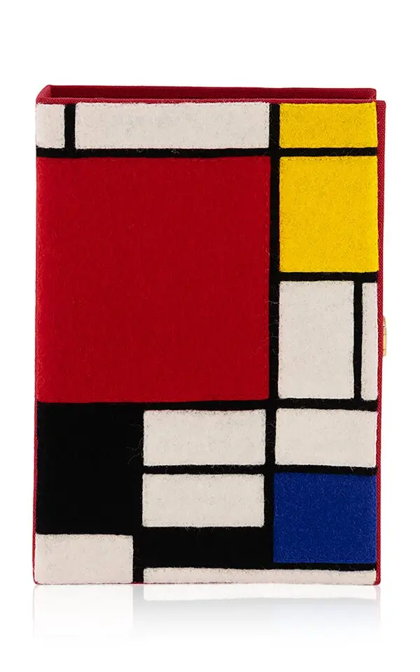 OLYMPIA LE-TAN Mondrian Book Clutch - Multi
