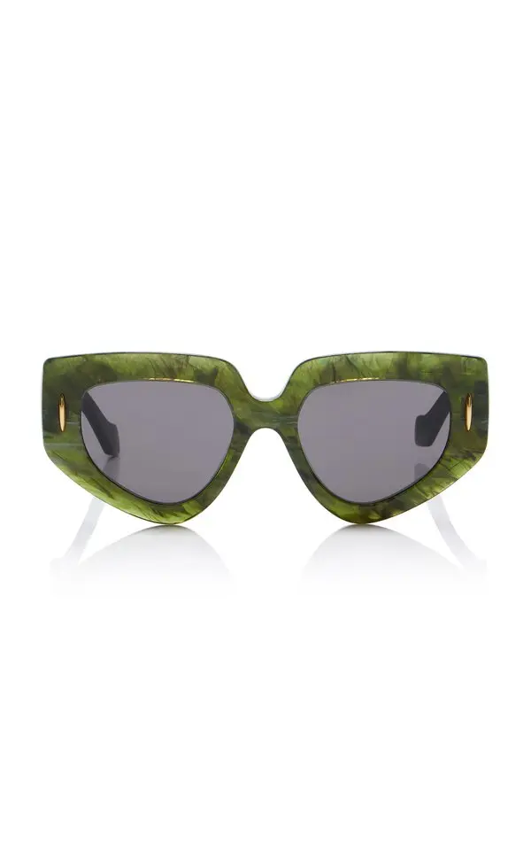 Loewe Butterfly-frame Sunglasses - Green
