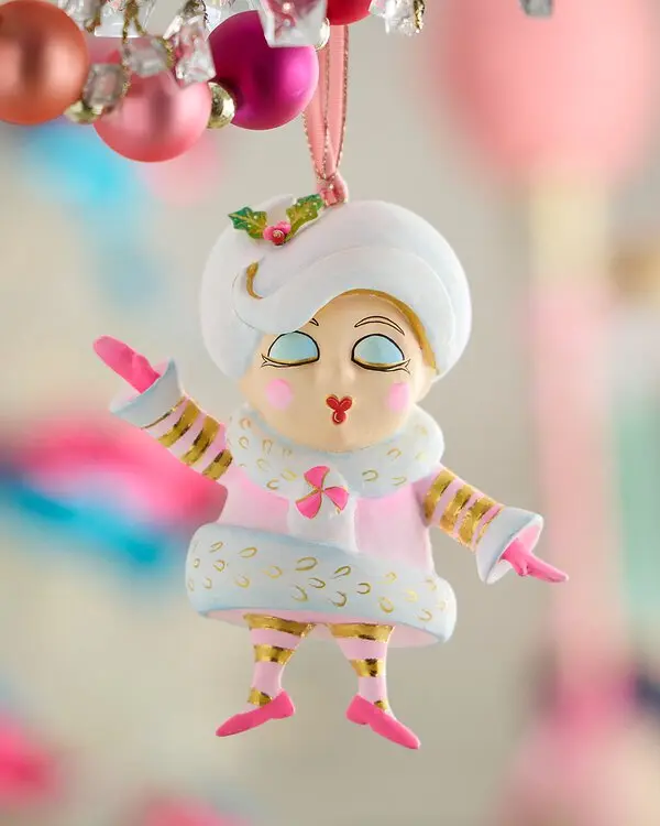GLITTERVILLE Mini Madame Noel Ornament - One-color
