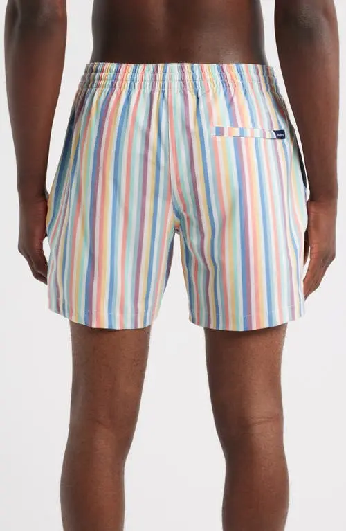 CHUBBIES Striped 5.5-inch Swim Trunks
