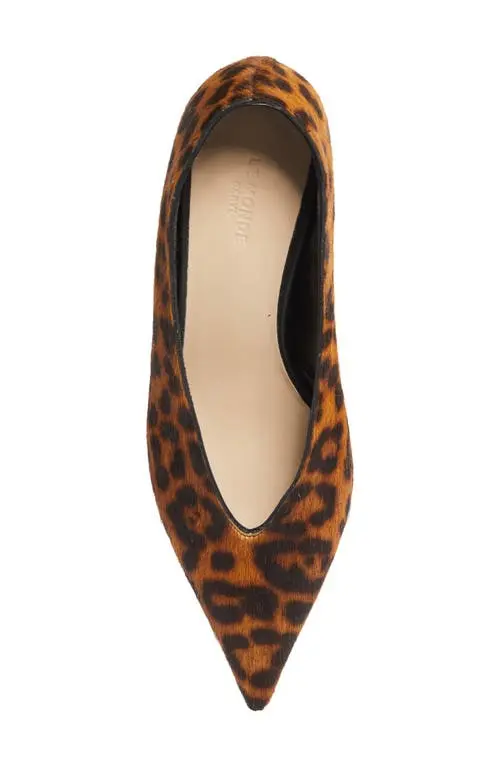 Le Monde Beryl Babouche Calf Hair Kitten Heel Pumps
