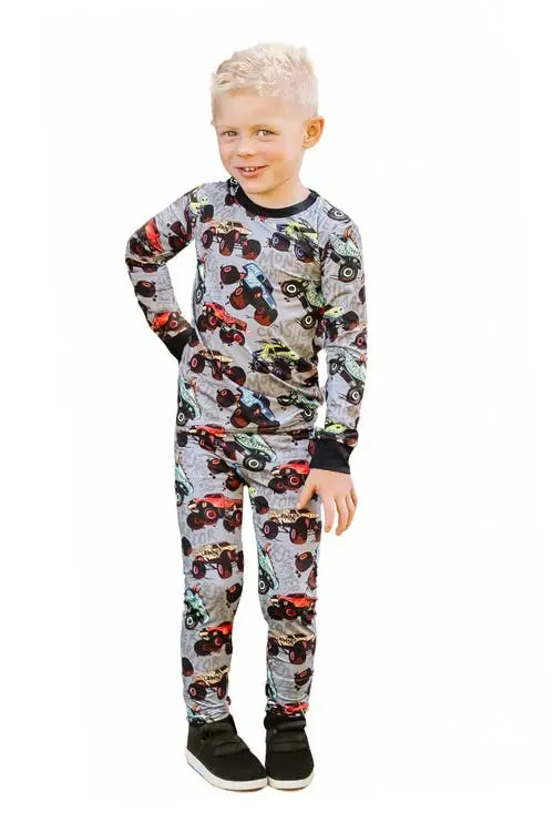 FLETCH Monster Jammies 2 Piece Pajama Set