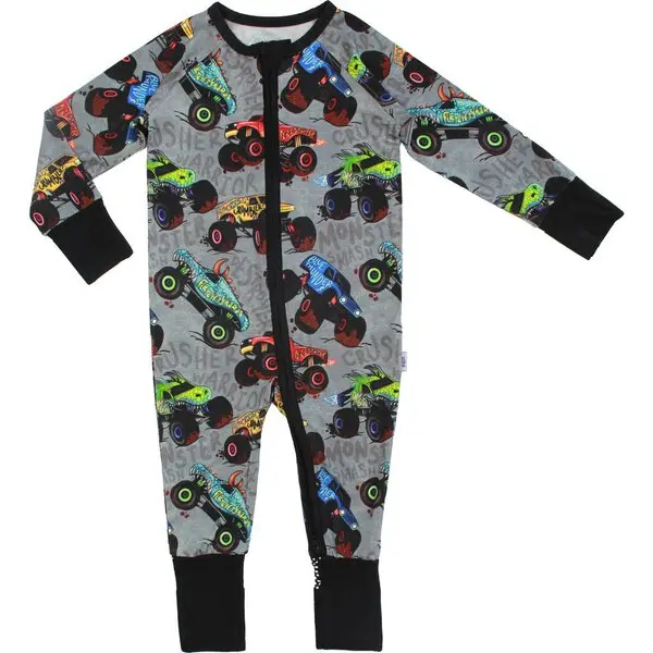FLETCH Monster Jammies Snoozer - Gray