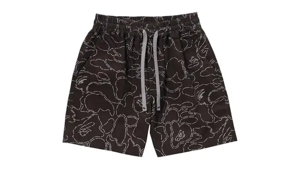 A BATHING APE Camo Sporty Shorts