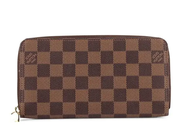 LOUIS VUITTON Zippy Damier Ebene Brown - Multicolor
